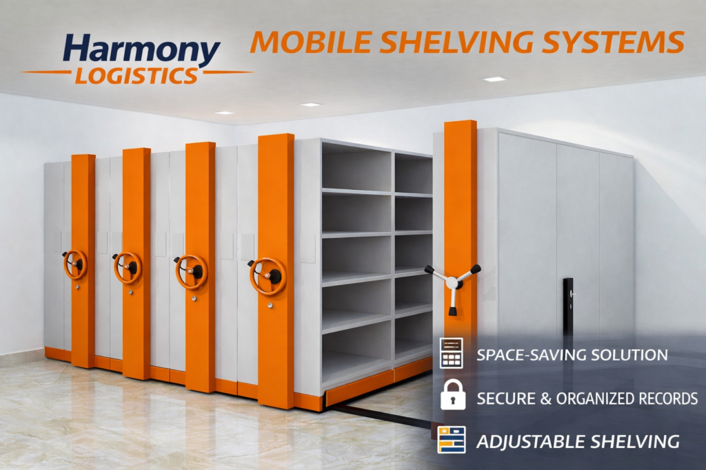 Mobile Shelving System, Mobile Shelving Units in KSA
