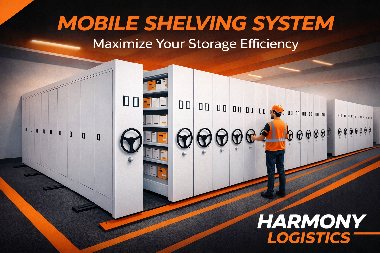 Mobile Shelving System, Mobile Shelving Units in KSA