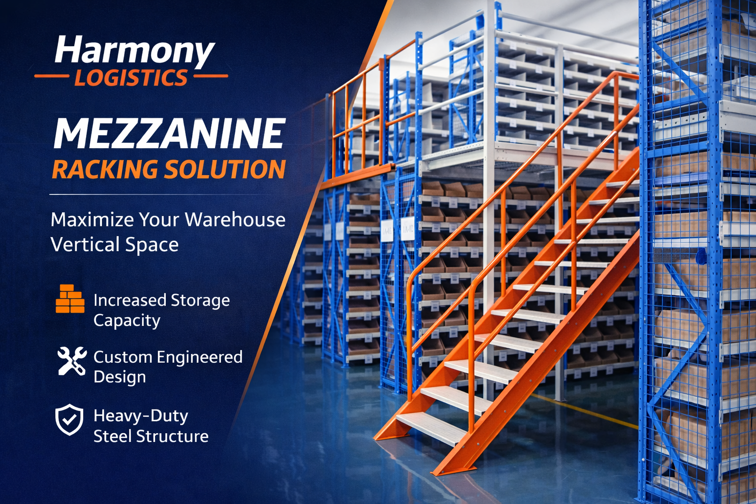 Mezzanine Racking Systems in Saudi Arabia | Harmony Logistics